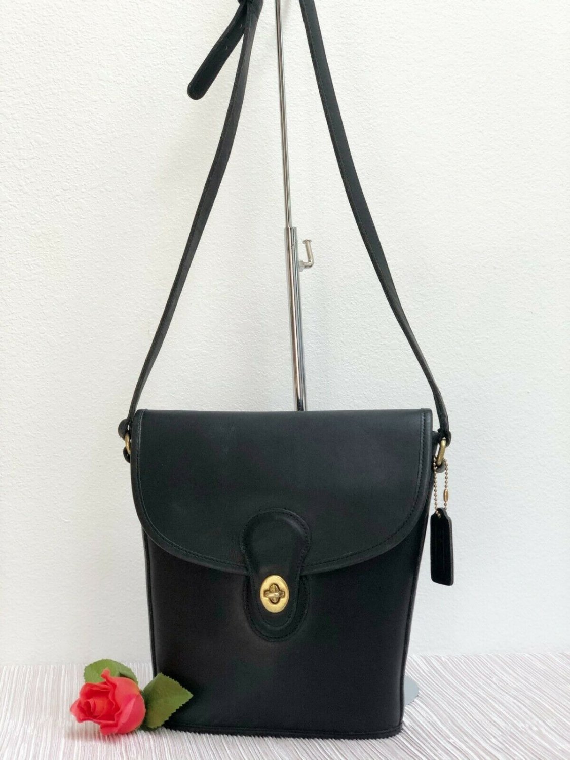 Vintage COACH Bradley Bucket 9936 in Black Leather, shoulder bag ...