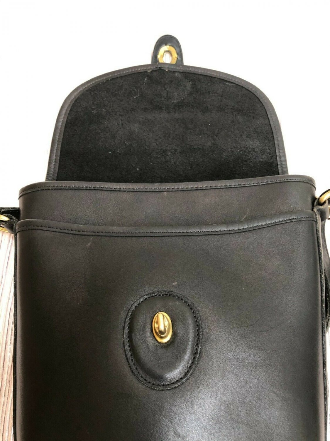 Vintage COACH Bradley Bucket 9936 in Black Leather, shoulder bag ...