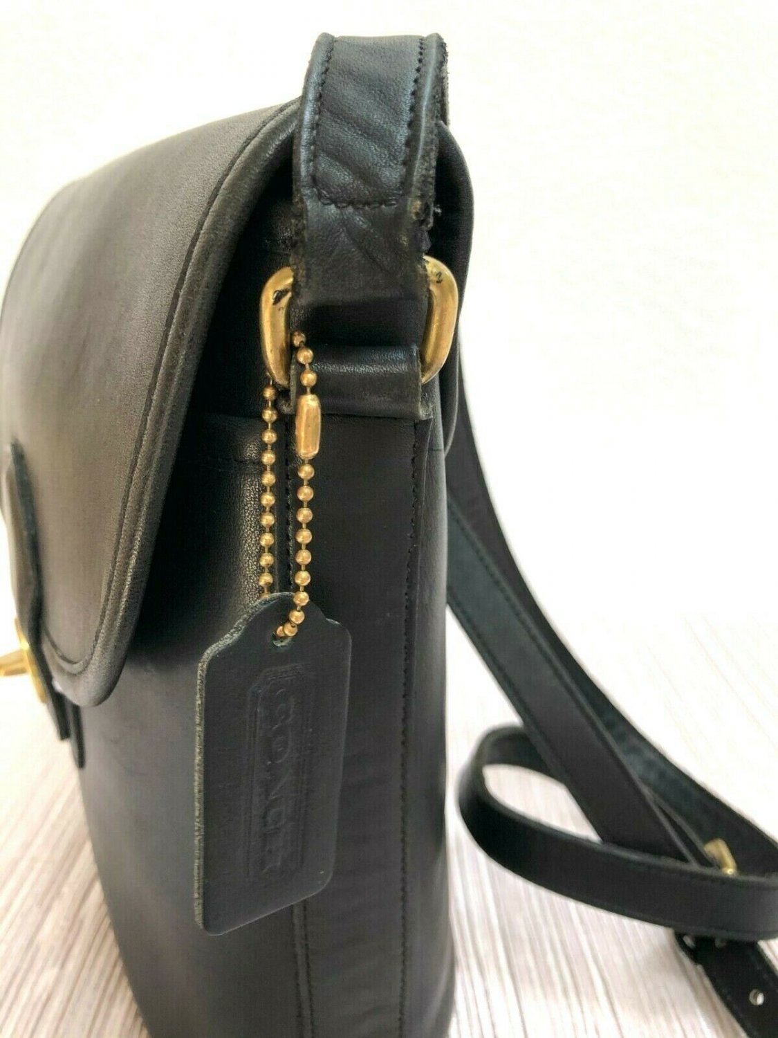 Vintage COACH Bradley Bucket 9936 in Black Leather, shoulder bag ...