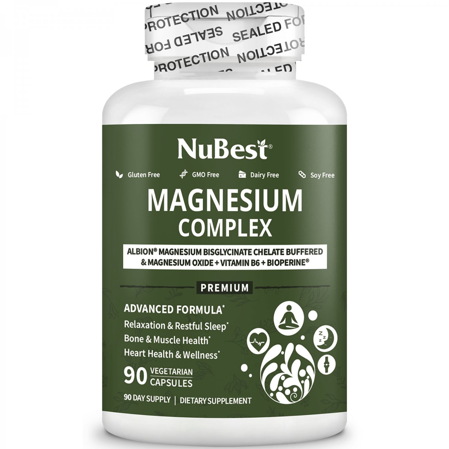 NuBest Magnesium Supplement, Advanced Formula For Relaxation, Sleep ...