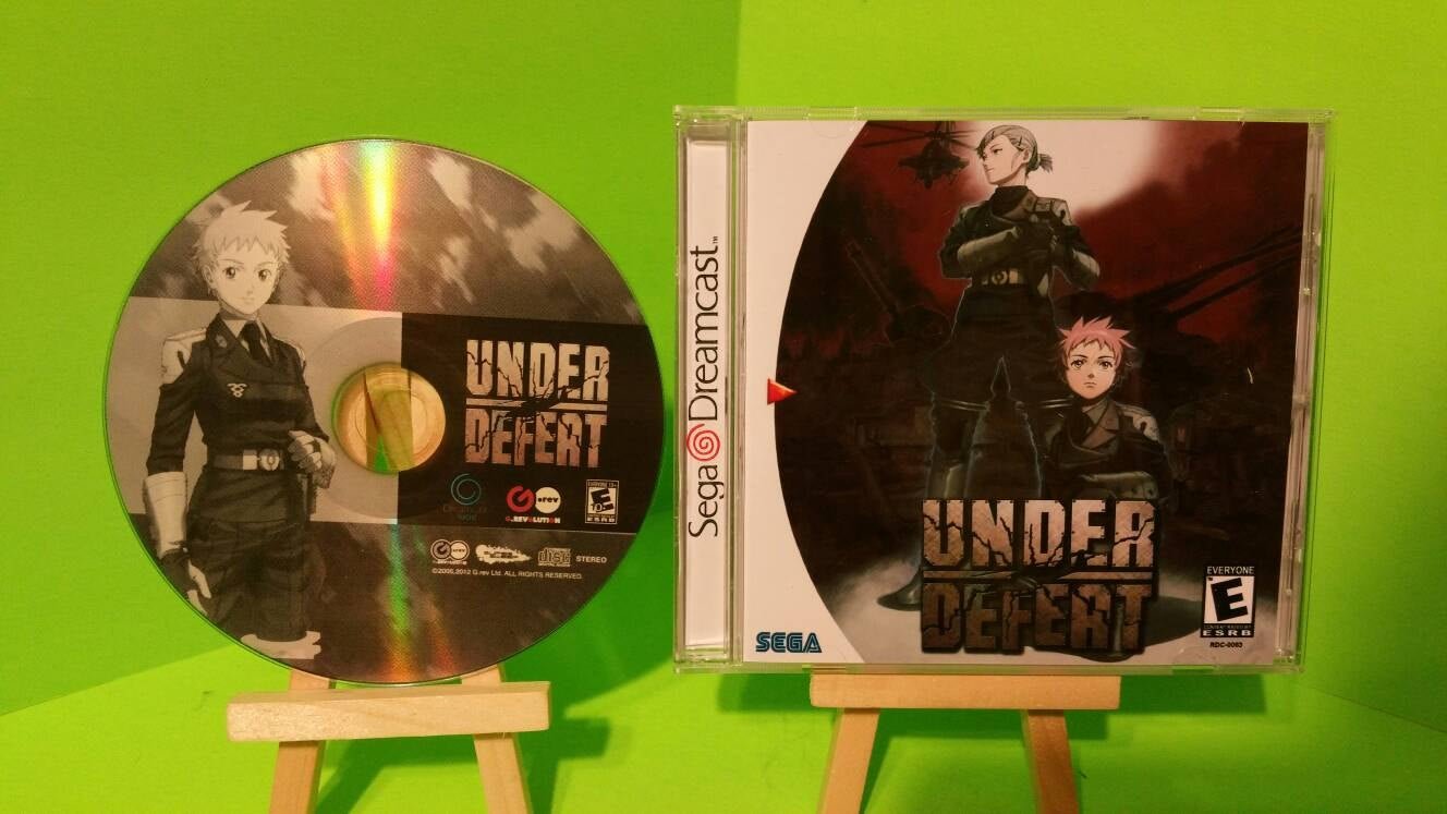 Under Defeat Custom Reproduction Case and Art Disc for Sega Dreamcast