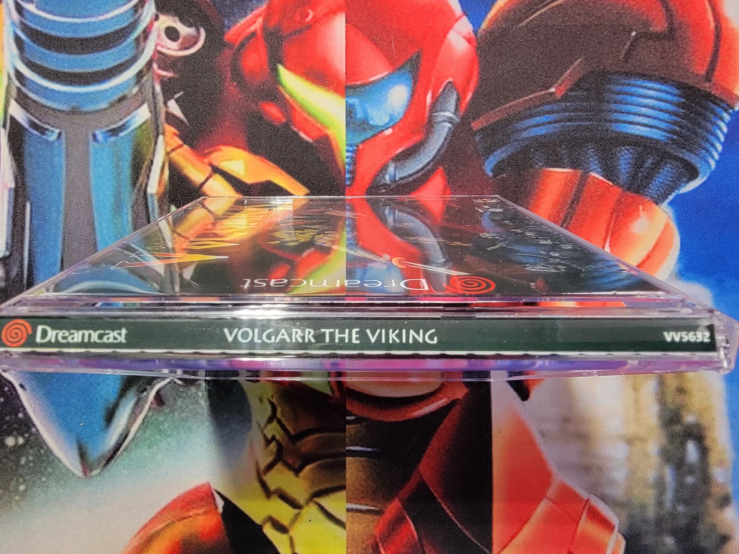 volgarr the Viking Custom Reproduction Case and Art Disc for Sega Dreamcast