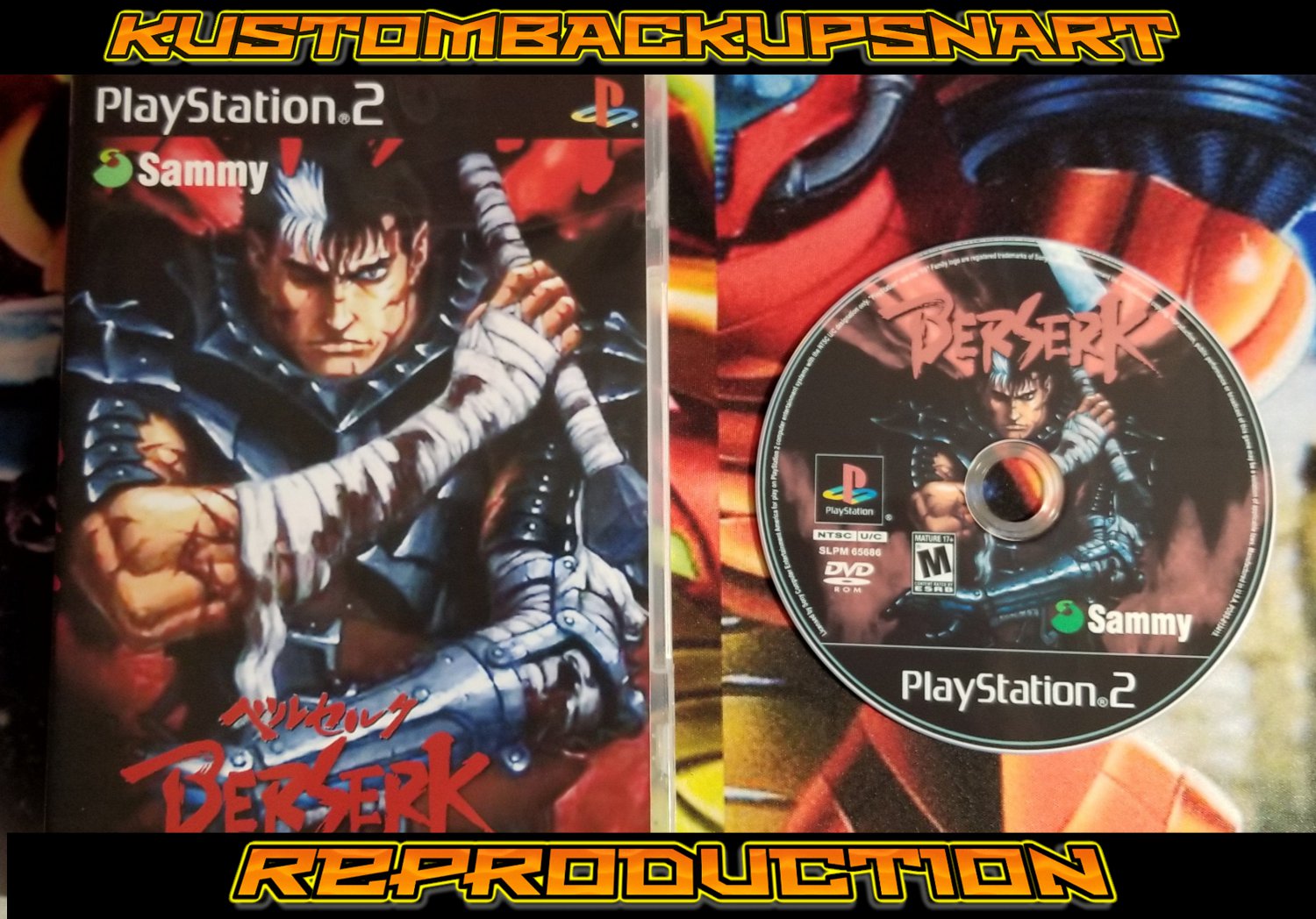 Berserk Millennium Falcon ENGLISH TRANS Custom Reproduction Case and ...