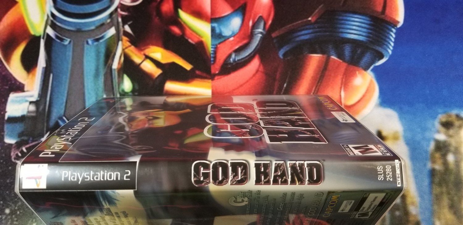 God Hand Custom Reproduction Case and Art Disc for Playstation 2