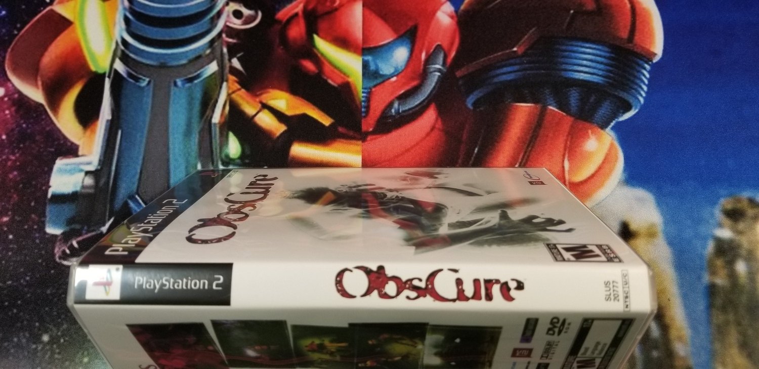 Obscure Custom Reproduction Case and Art Disc for Playstation 2
