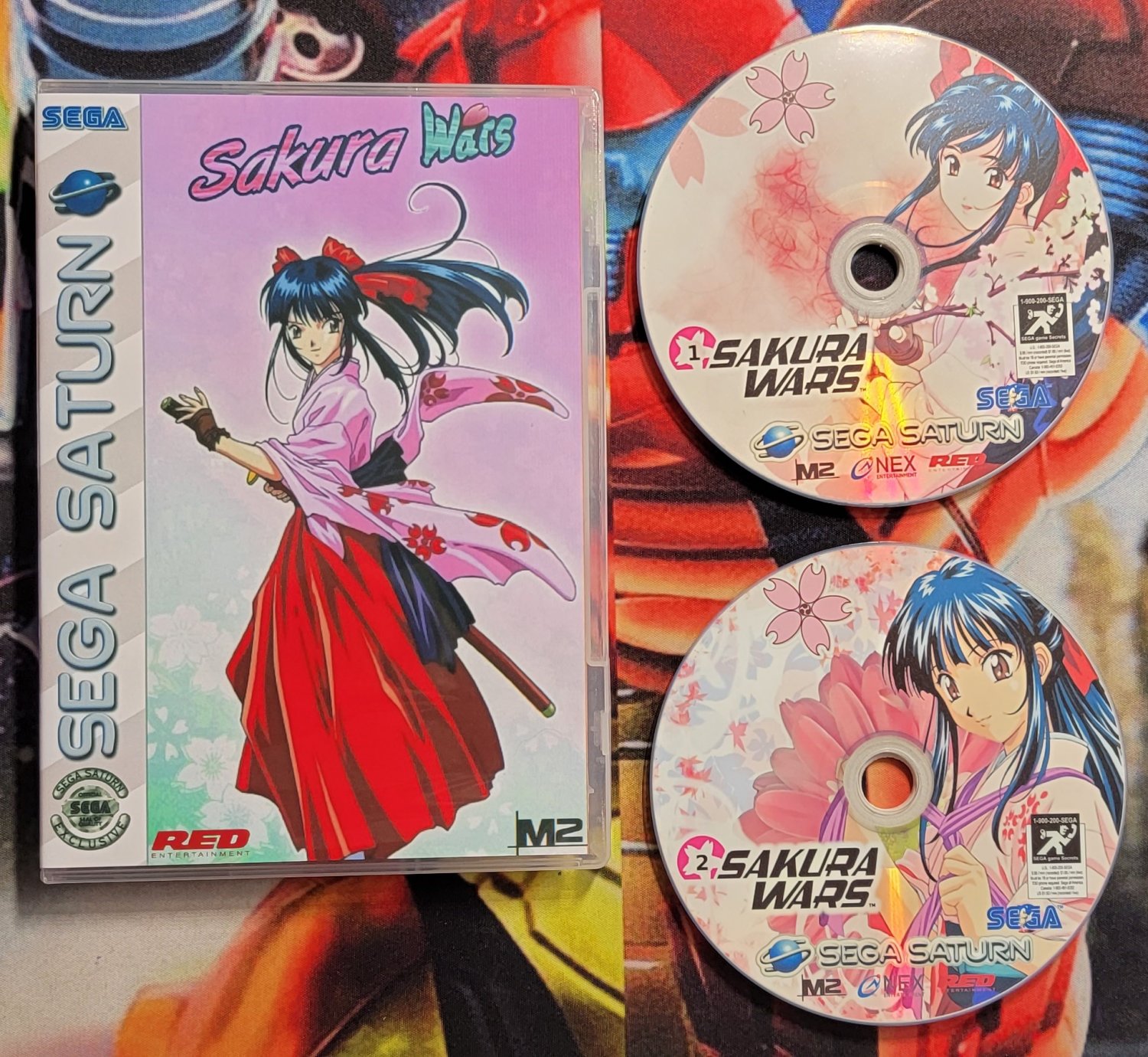 Sakura Wars English V2 Custom Reproduction Case and Art Disc for Sega ...
