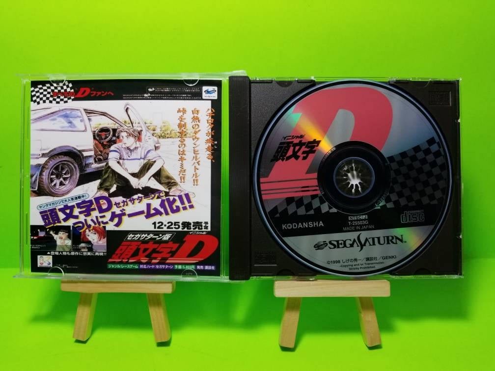 Initial D Custom Reproduction Case and Art Disc for Sega Saturn