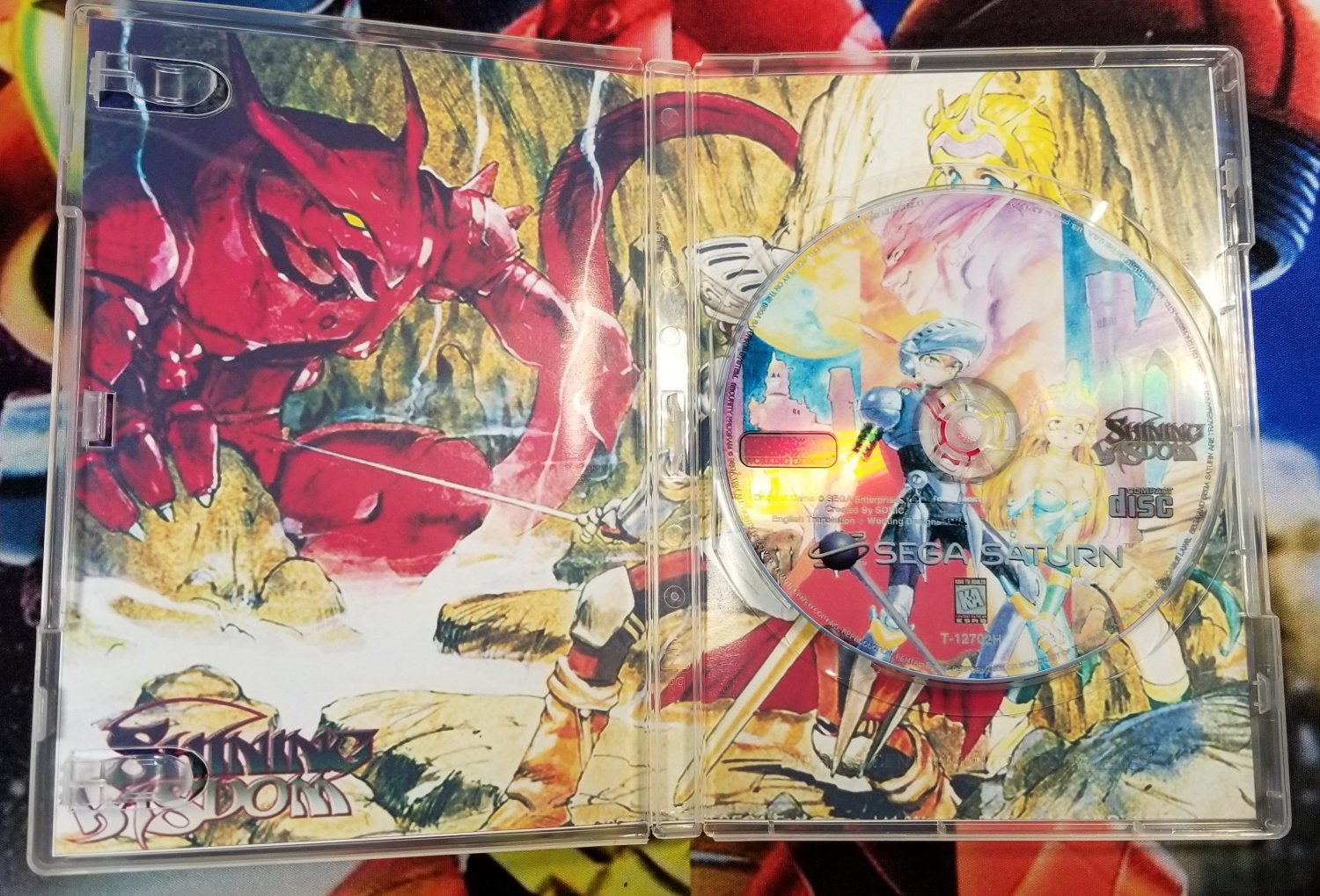 Shining Wisdom Custom Reproduction Case and Art Disc for Sega Saturn