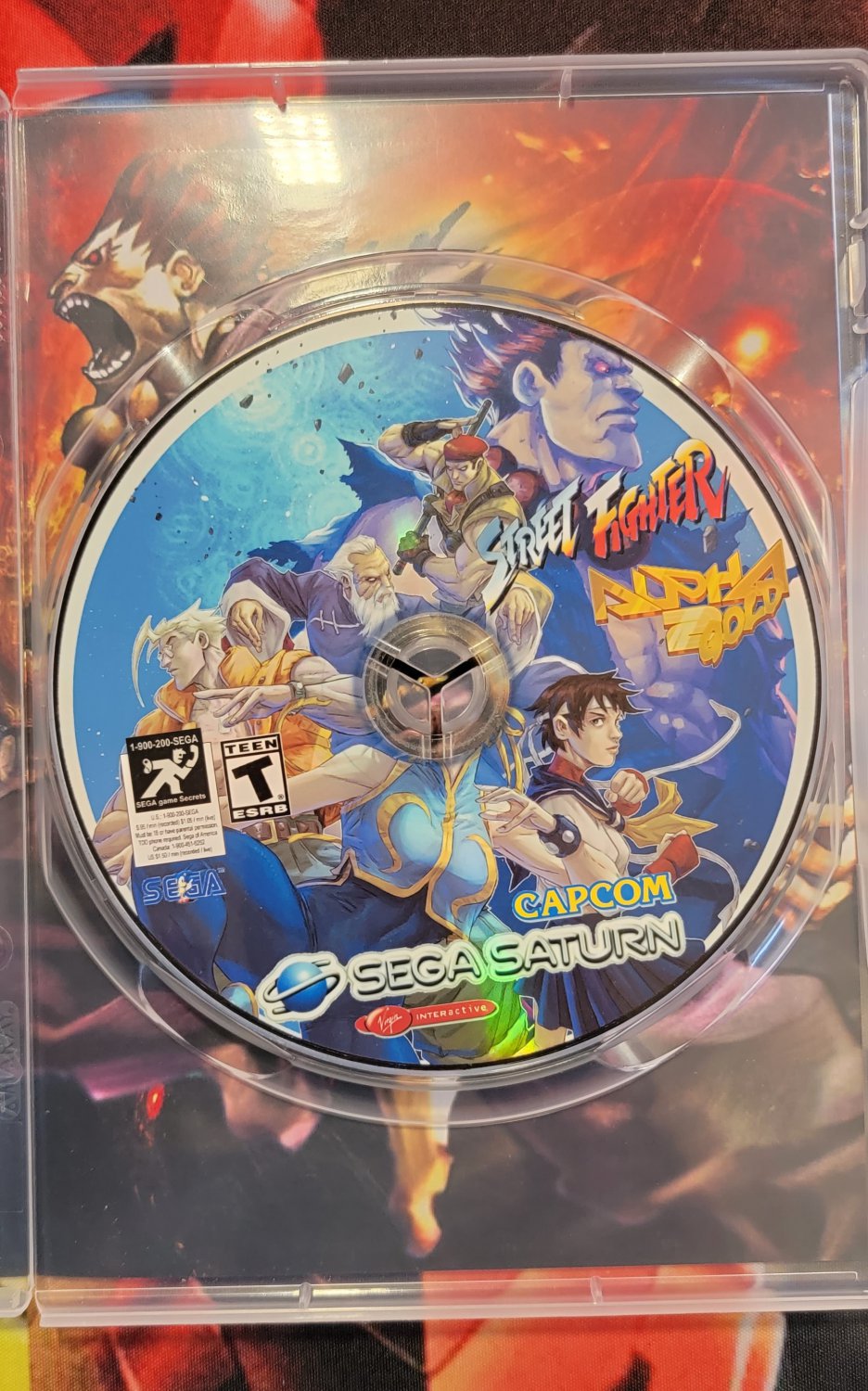 Street Fighter Alpha 2 Gold Custom Reproduction Case and Art Disc for ...