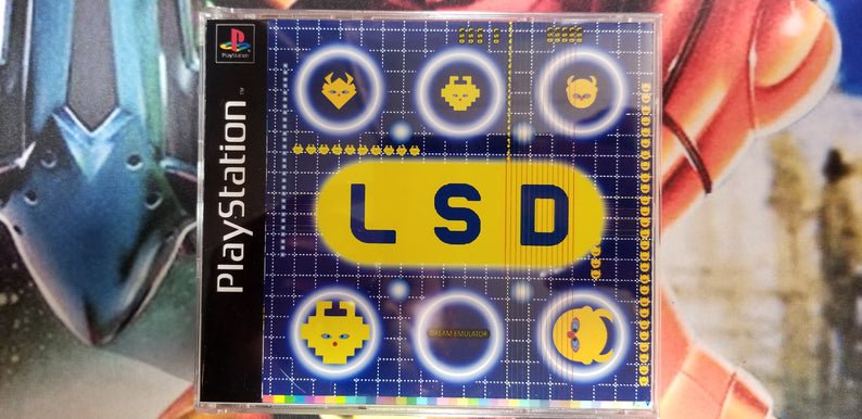 LSD - Dream Emulator Custom Reproduction Case and Art Disc for PS1