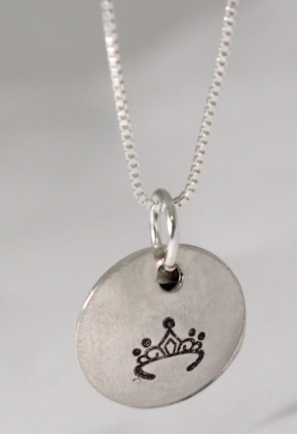 Girl Locket Child Custom Personalized Necklace Sterling Silver N177