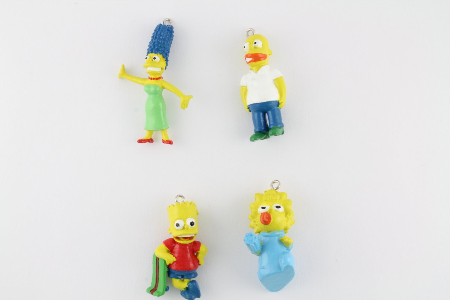 Simpsons Charm Necklace - Bart Homer Maggie Marge Lisa - Custom ...