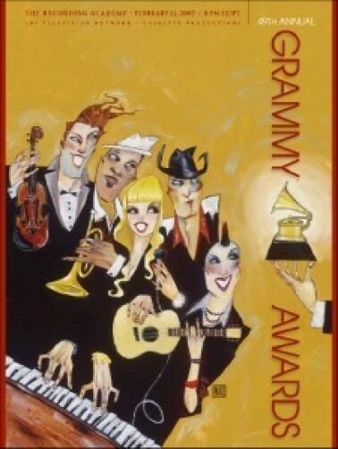 New 49th Anniversary Grammy Awards Poster Free SHIPPING