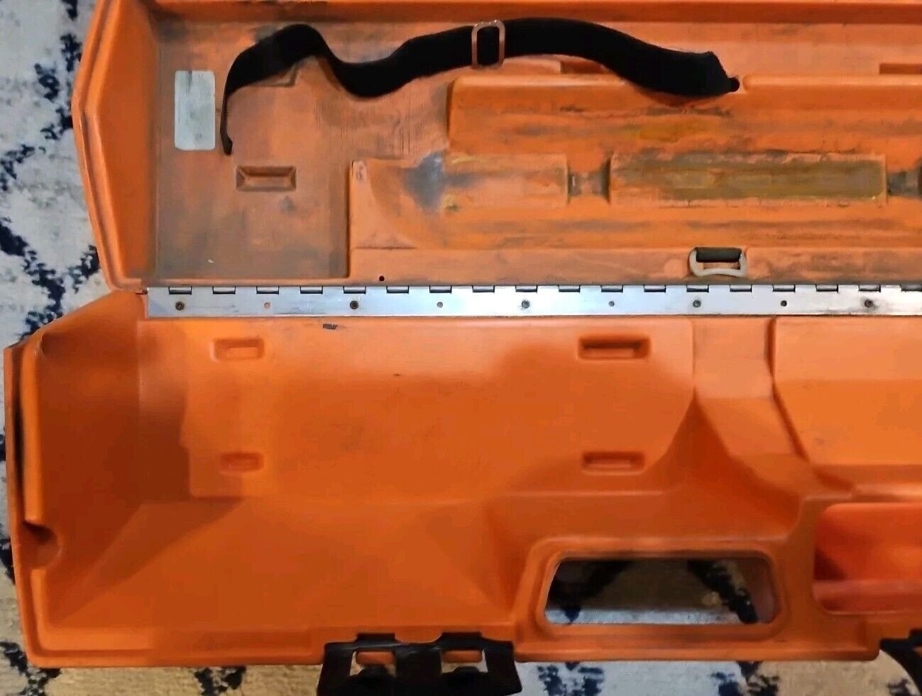 Used LSP LIFE SUPPORT PRODUCTS ORANGE CASE FOR PORTABLE RESUSCITATOR SYSTEM