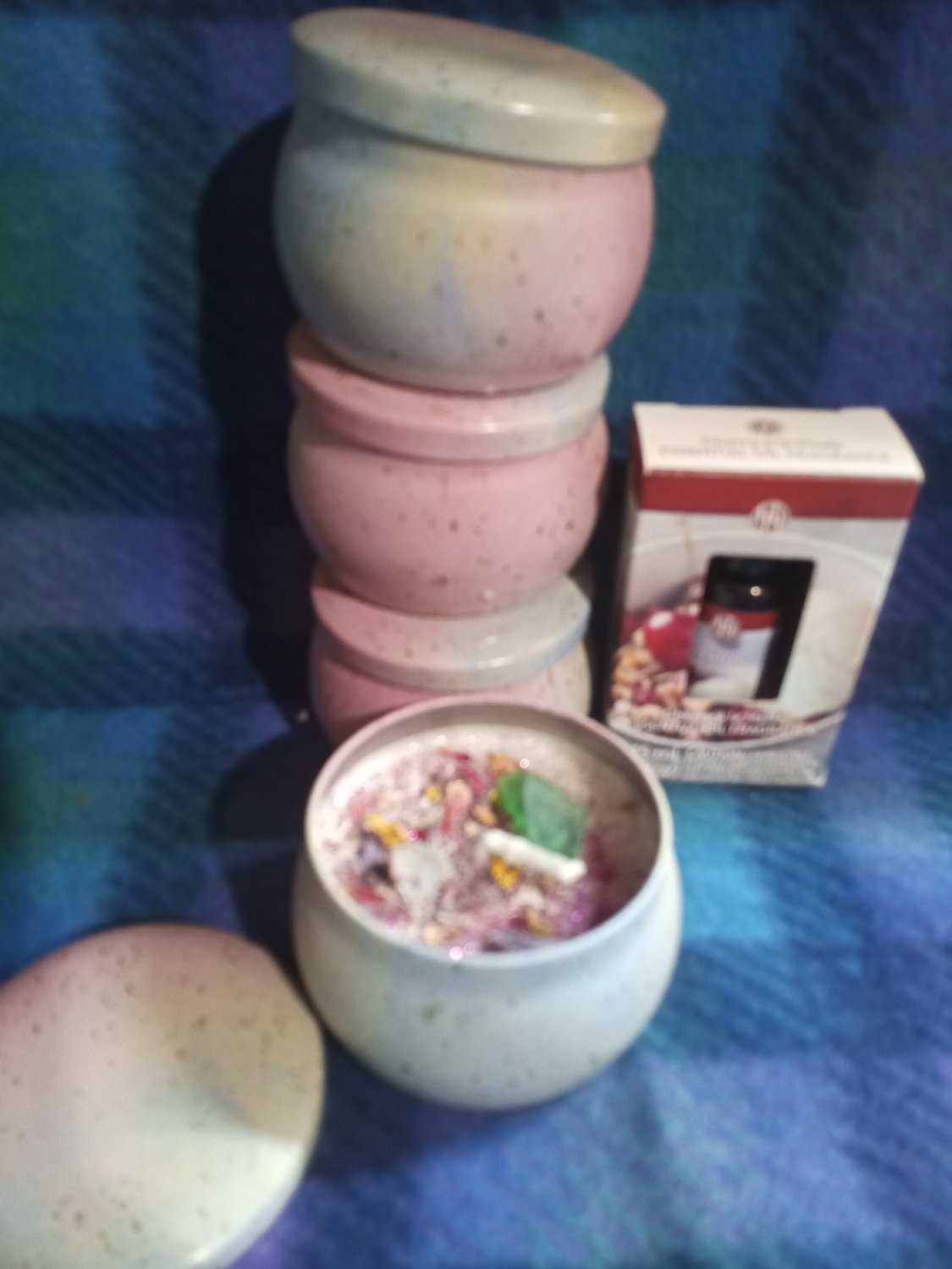 Cherry la mode handmade native American artisan candle