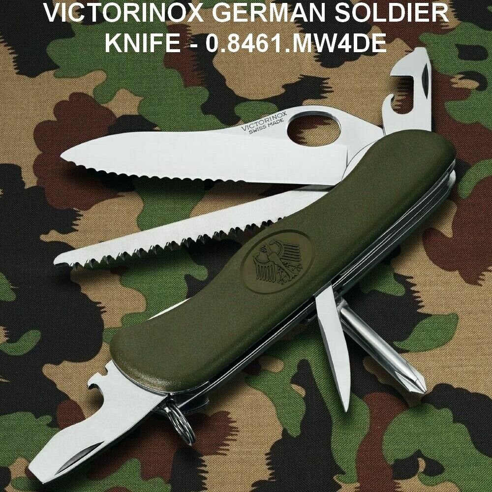 VICTORINOX GERMAN SOLDIER KNIFE - 0.8461.MW4DE - SWISS ARMY KNIFE