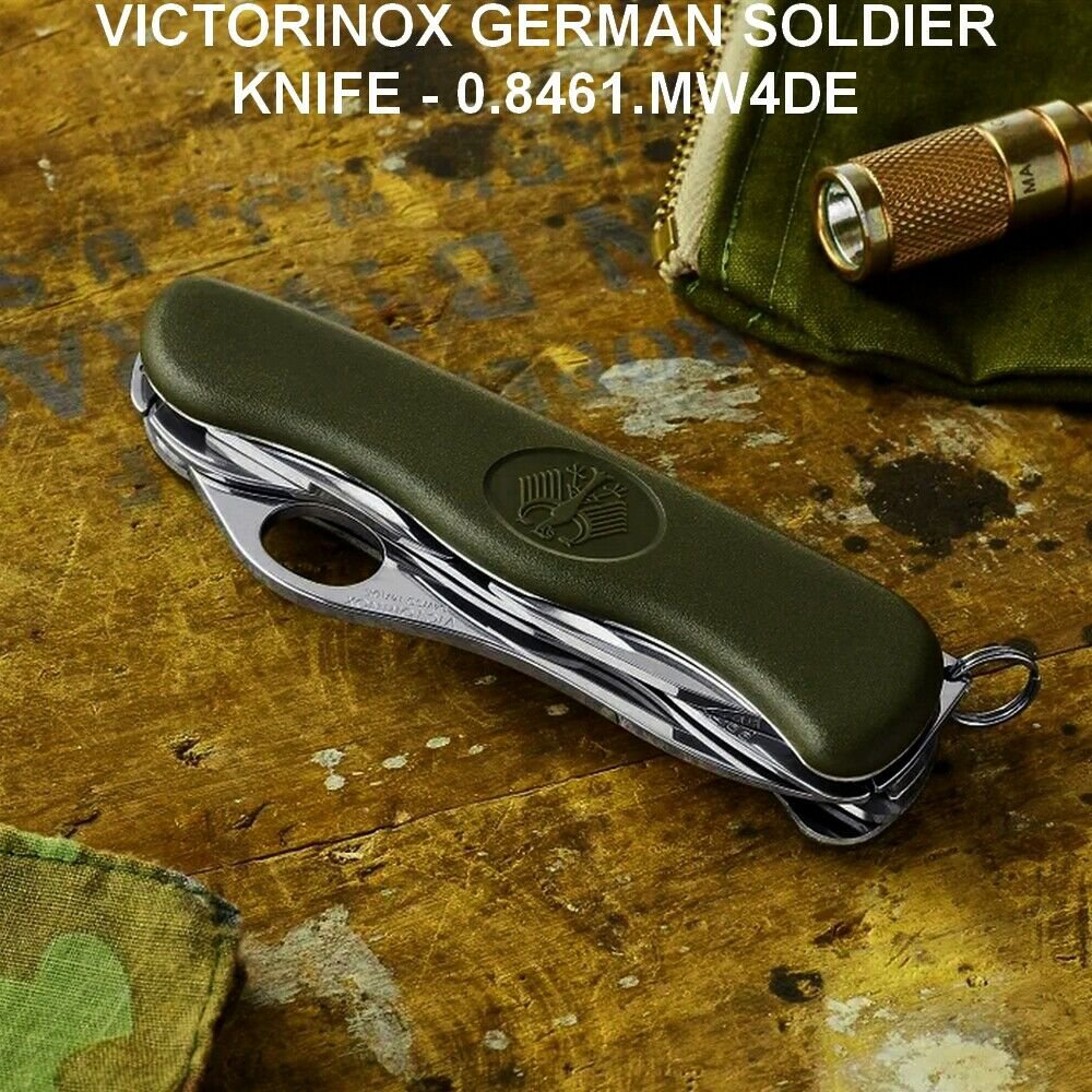 VICTORINOX GERMAN SOLDIER KNIFE - 0.8461.MW4DE - SWISS ARMY KNIFE