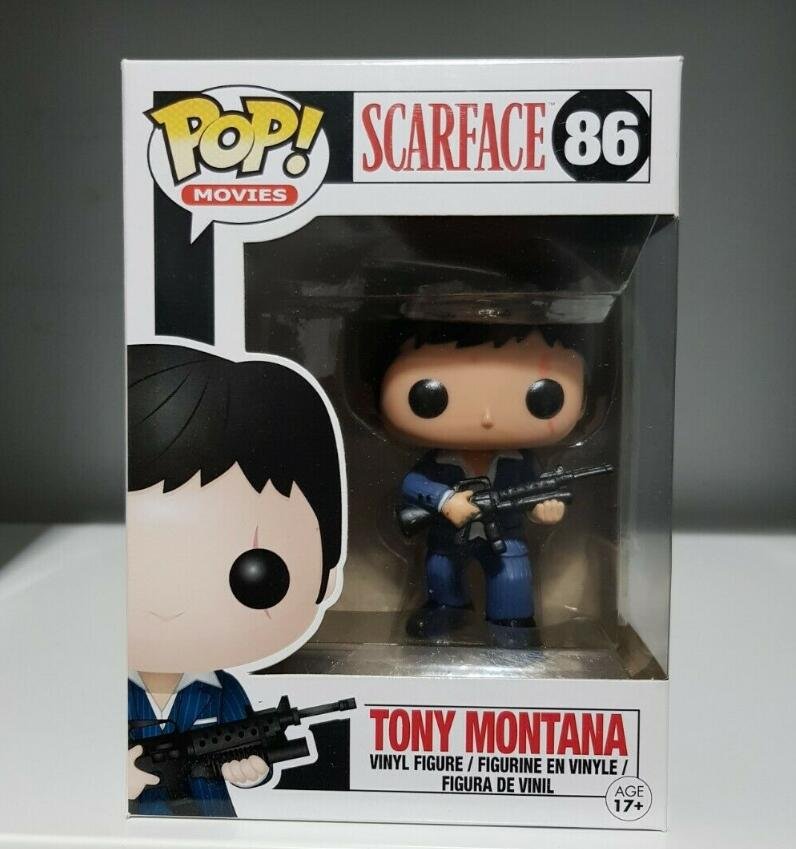 Tony Montana Scarface #86 Funko pop! Vinyl Figure With Protector