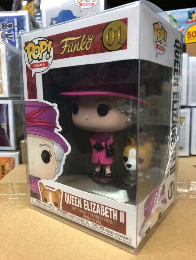 Royals QUEEN ELIZABETH II Pink Dress #01 Funko pop! Vinyl Figure With ...