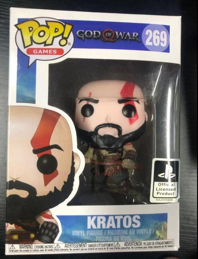 Games God of War Kratos #269 Funko pop! Vinyl Figure With Protector