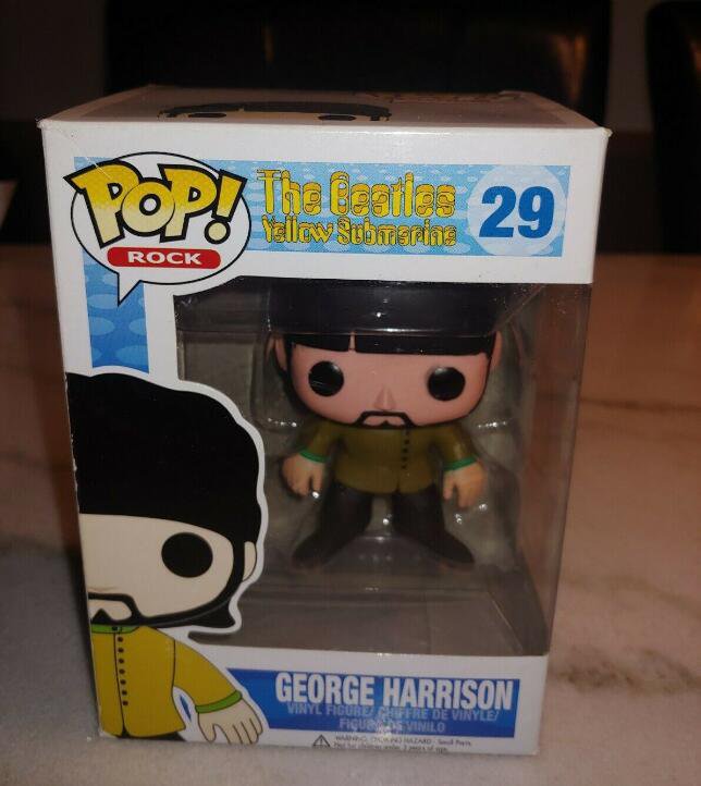 Rocks The Beatles George Harrison #29 Funko pop! Vinyl Figure With ...