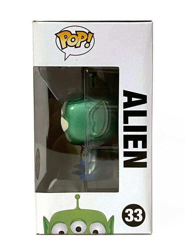 Disney Metallic Alien #33 Funko pop! Vinyl Figure With Protector