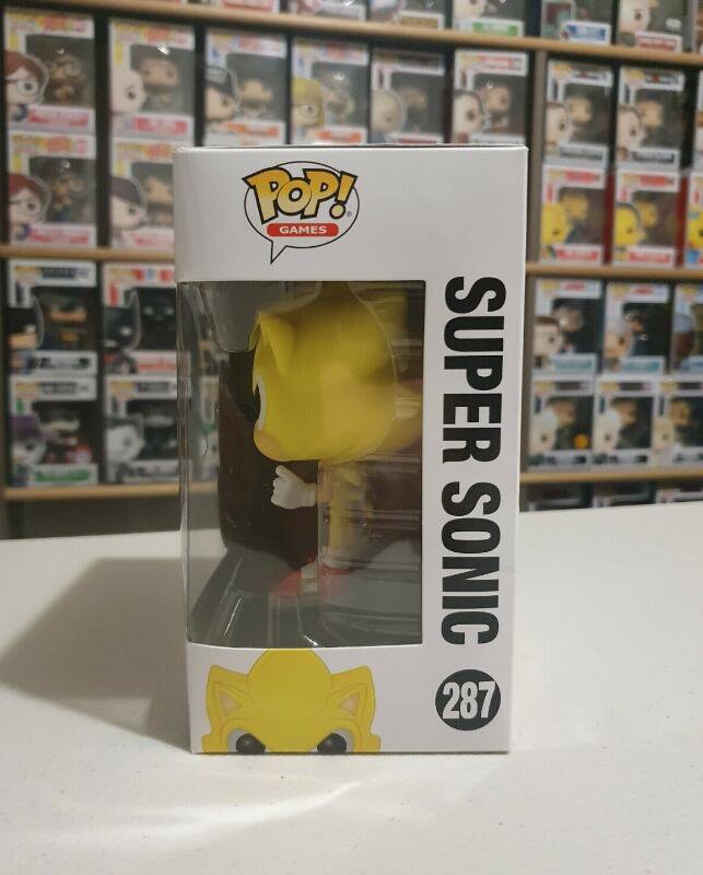 Sonic The Hedgehog Super Sonic #287 Funko pop! Vinyl Figure With Protector
