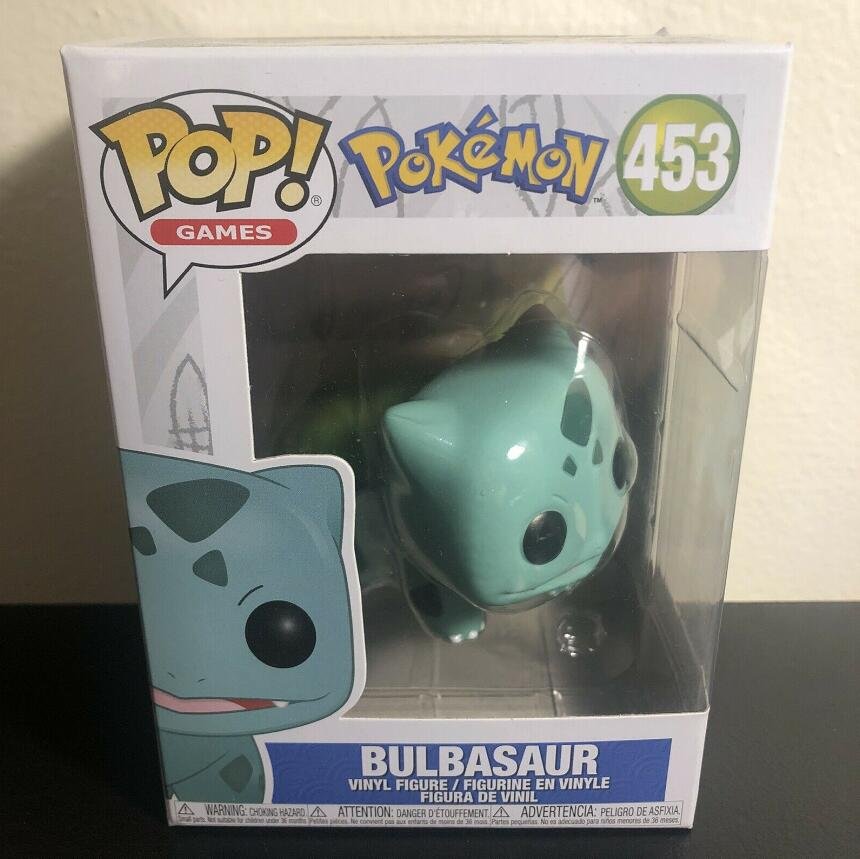 Games BULBASAUR #453 Pokemon Funko pop! Vinyl Figure With Protector