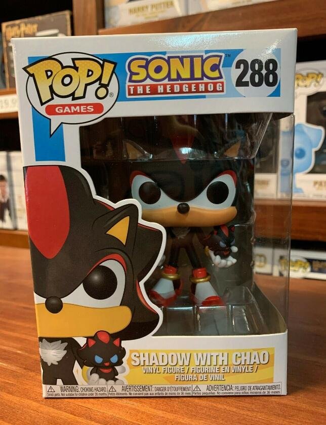 Sonic The Hedgehog Shadow With Chao #288 Funko pop! Vinyl Figure With ...