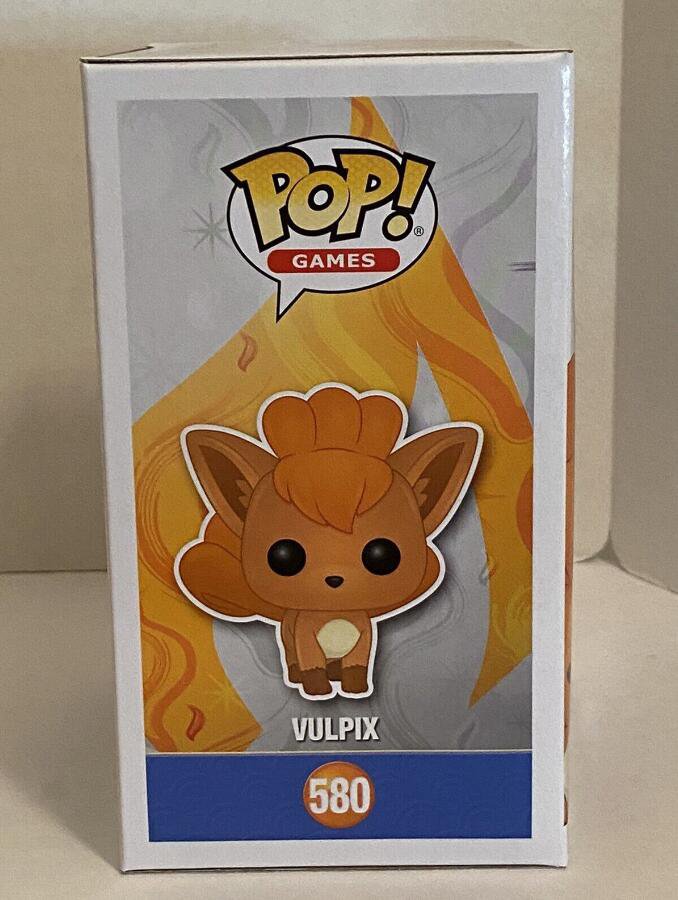 Animation: Pokemon - Vulpix #580 Funko pop! Vinyl Figure With Protector ...