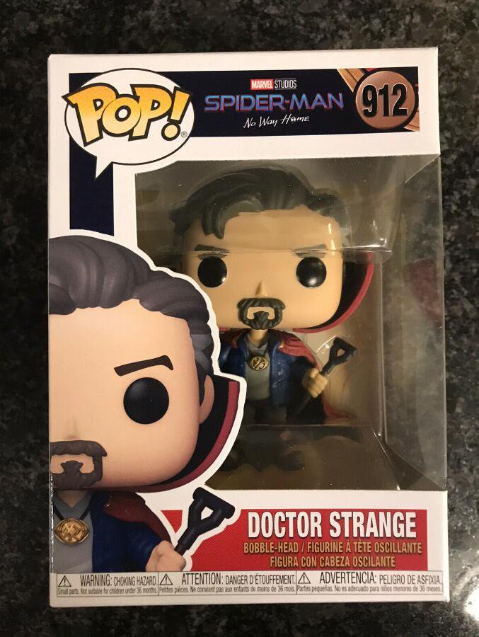 Spider-Man No Way Home Doctor Strange #912 Funko pop! Vinyl Figure With ...