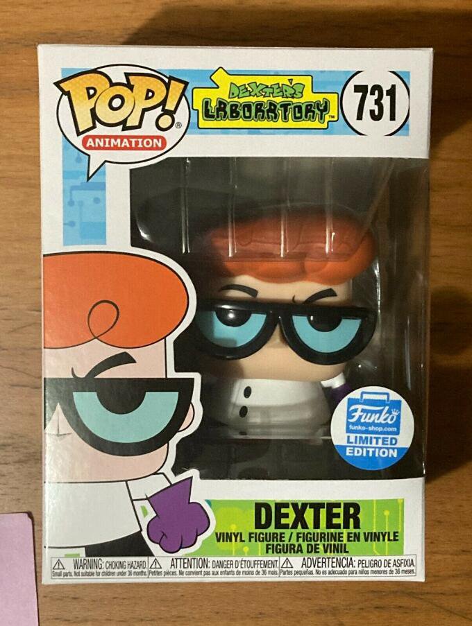 Animation Dexter's Laboratory Dexter #731 Funko pop! Vinyl Figure With ...