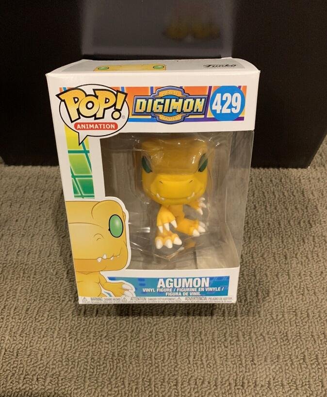 Animation Digimon: Agumon #429 Funko pop! Vinyl Figure With Protector Gift