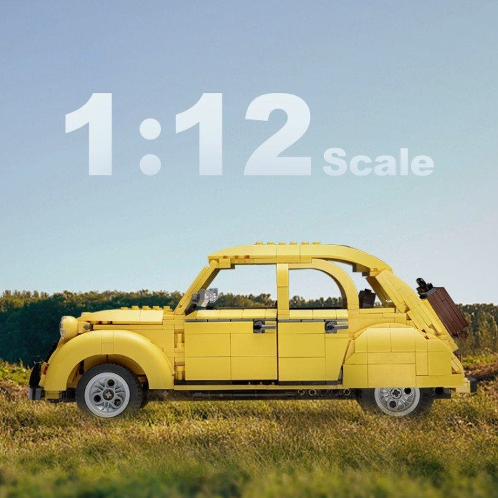 Lego Cada RC Car Classic Technical MOC Retro Building Blocks