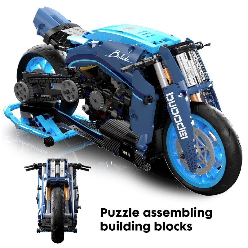 Technical Bohde Motorcycle Model Building Blocks