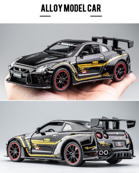 Nissan GTR R35 Racing Car Model Diecast