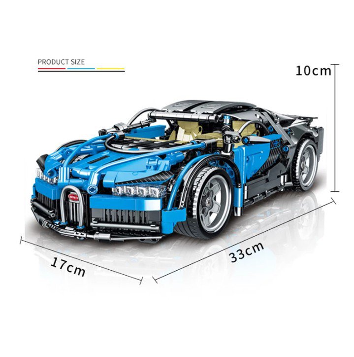 Technic Bugatti Chiron Speed Racing Car MOC Building Blocks