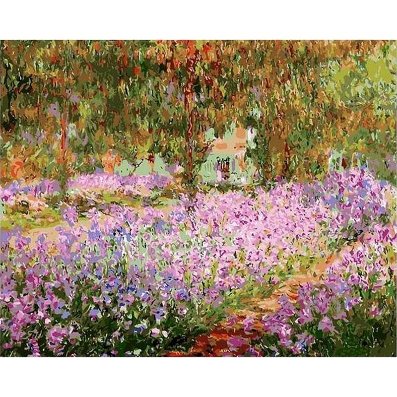 The Artist's Garden at Giverny by Claude Monet 1900 - Color by Numbers ...