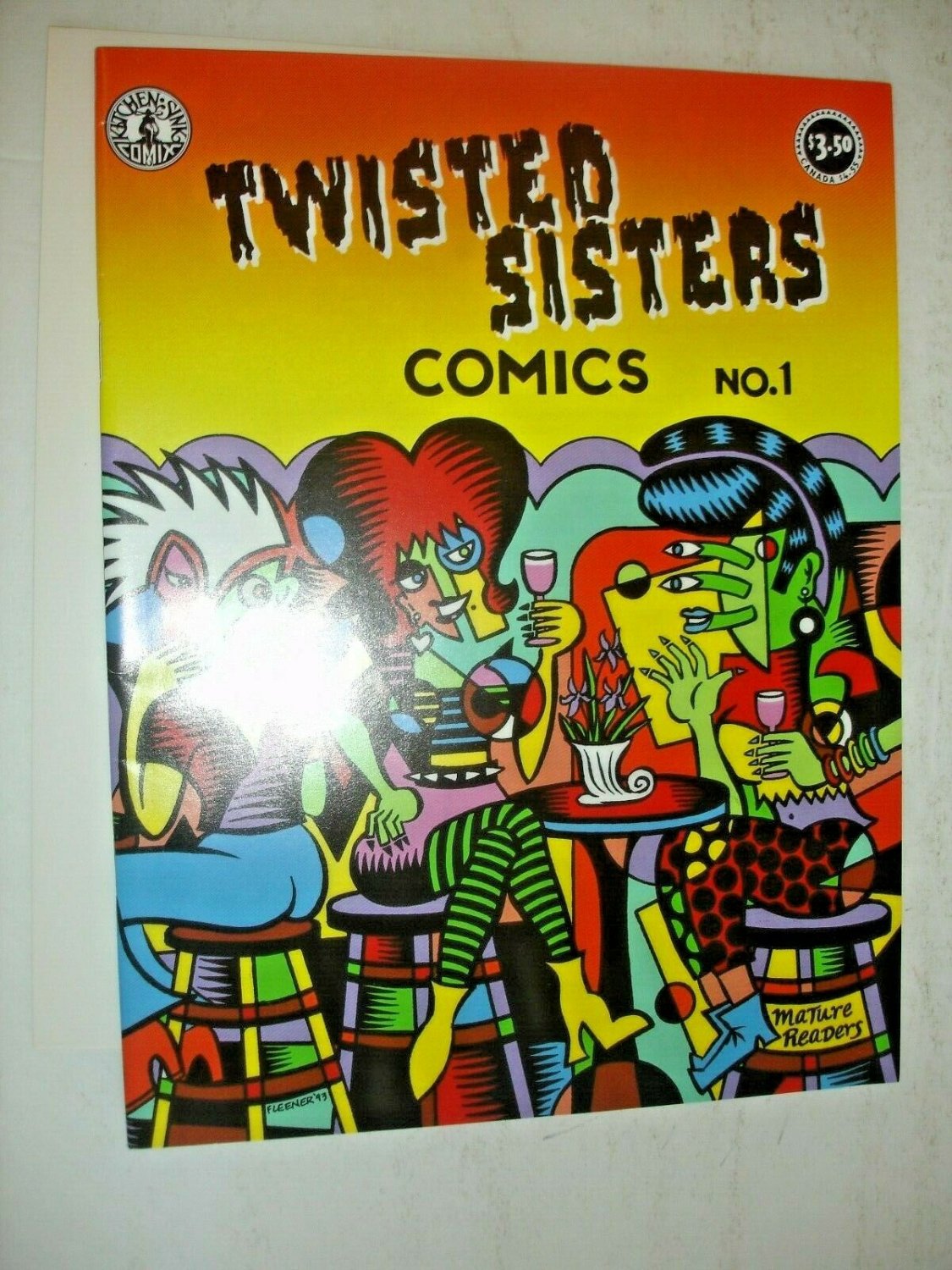 1994 Kitchen Sink Comix ~ TWISTED SISTERS COMICS #1