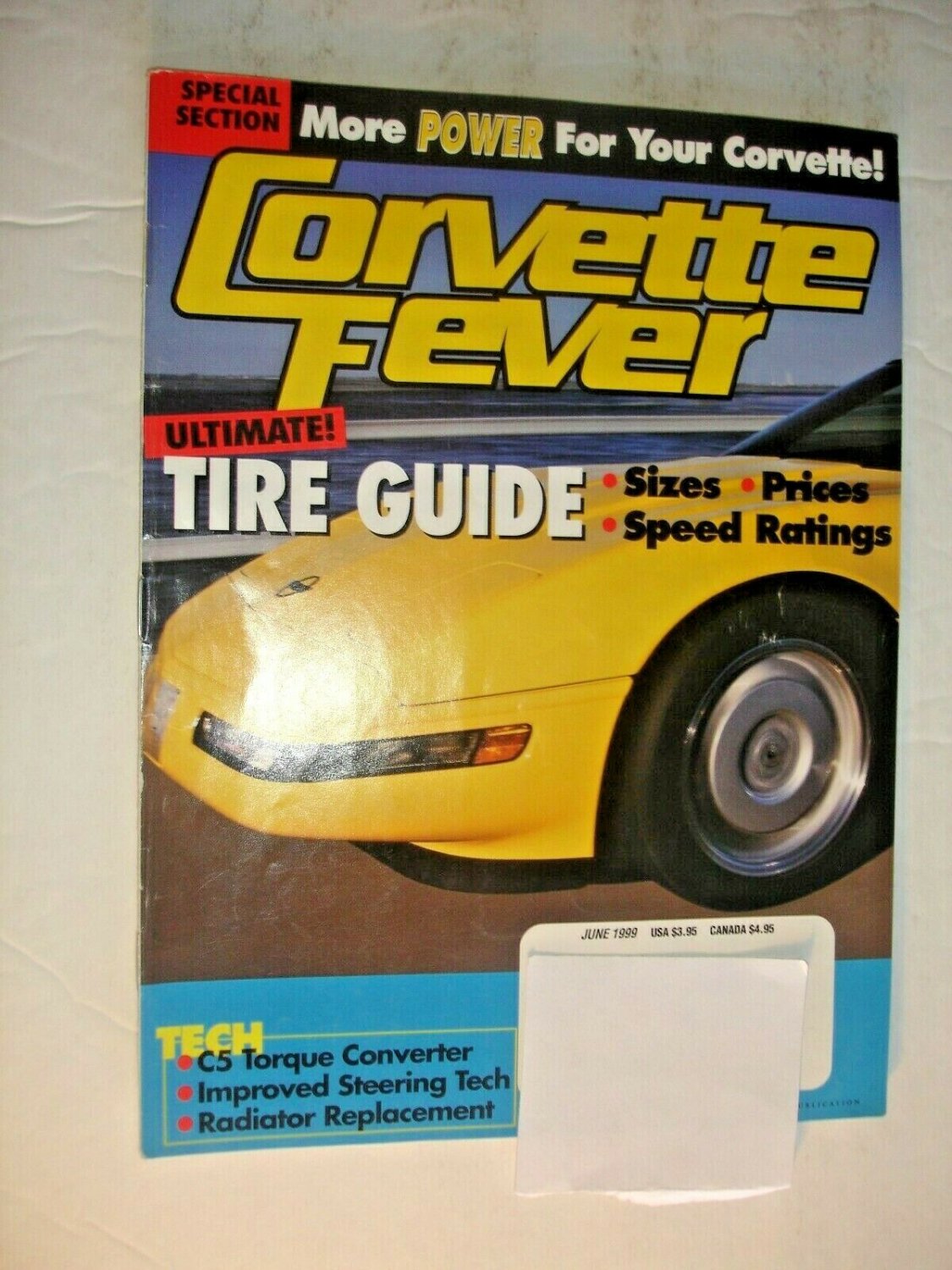 CORVETTE FEVER MAGAZINE JUNE 1999