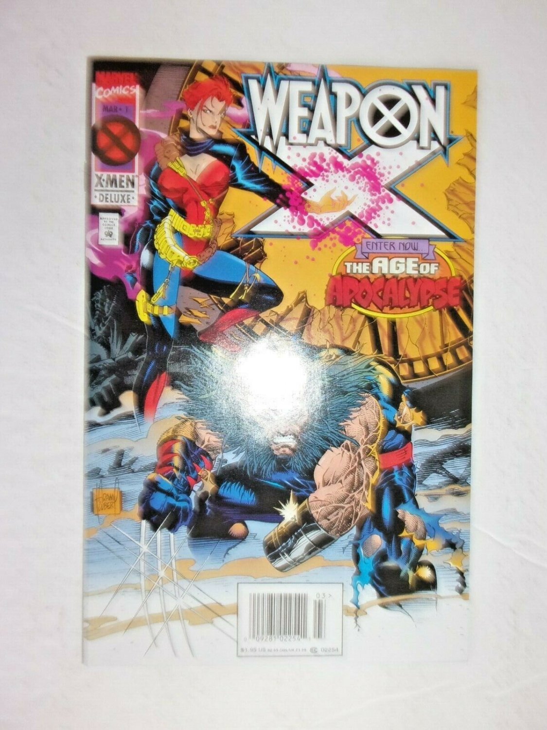 WEAPON X AGE OF APOCALYPSE #1 NEWSSTAND COMBINE SHIPPING AND SAVE MV05