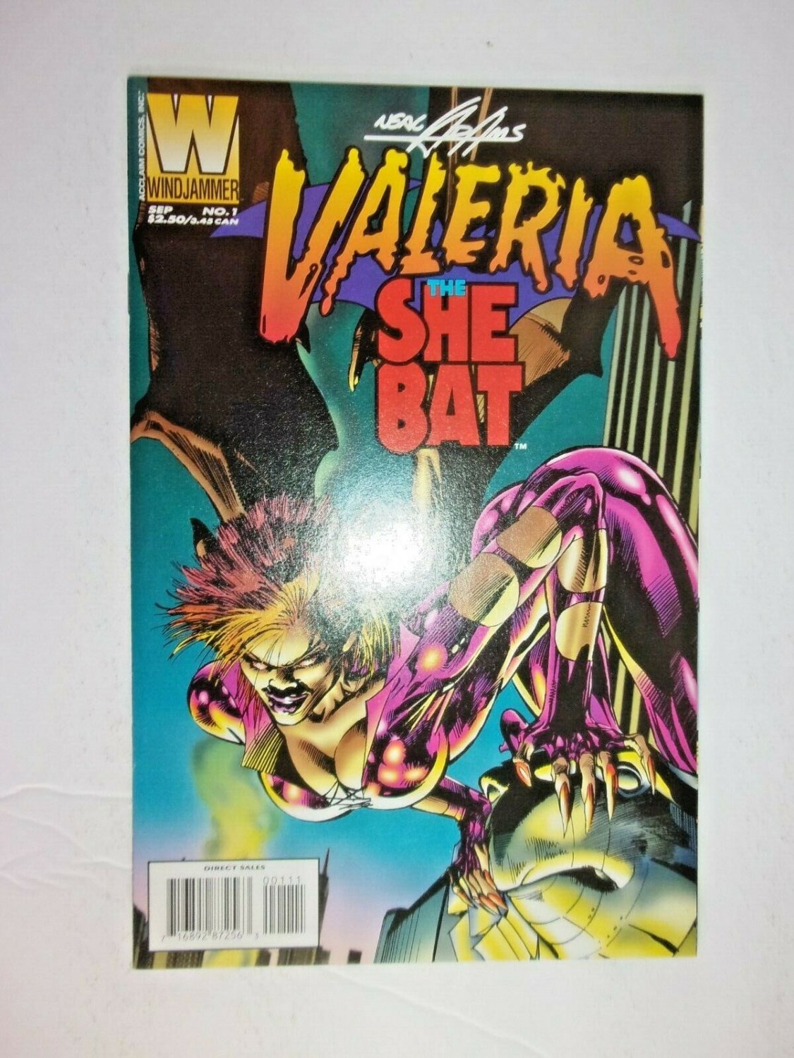 VALERIA THE SHE-BAT #1 & #2 WINDJAMMER/ACCLAIM NEAL ADAMS BX2420