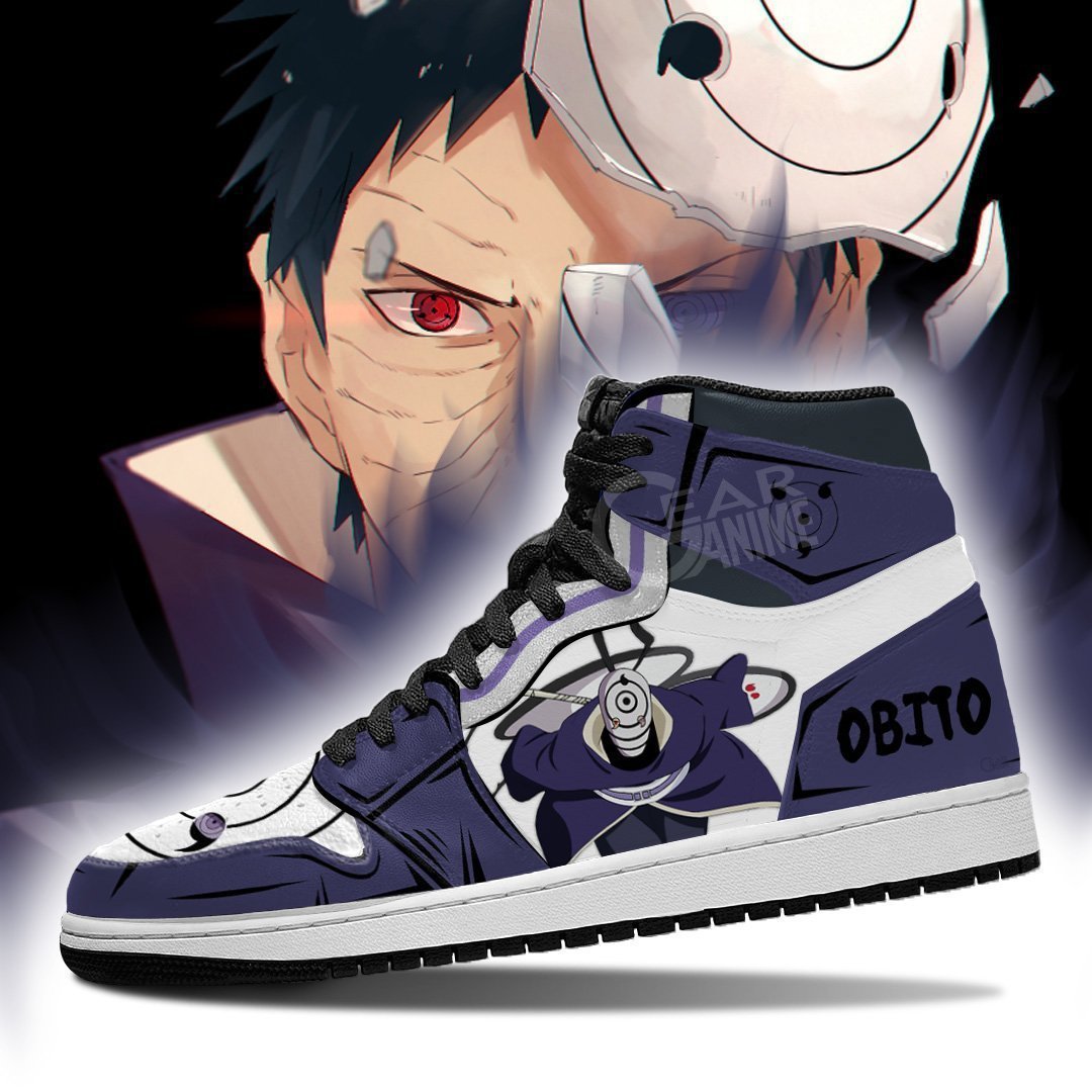 Naruto Obito Shoes Symbol Costume Boots Naruto Anime Sneakers