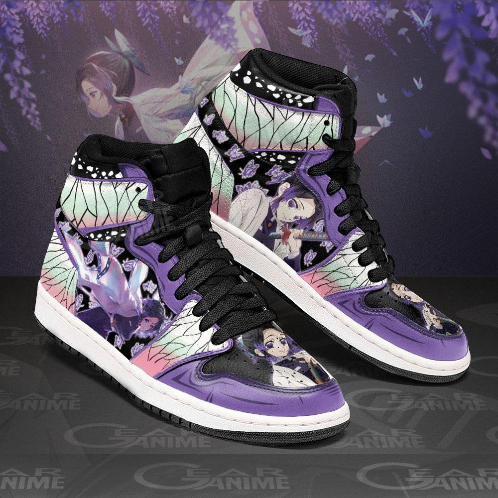 Shinobu Kocho Sneakers Demon Slayer Custom Anime Shoes
