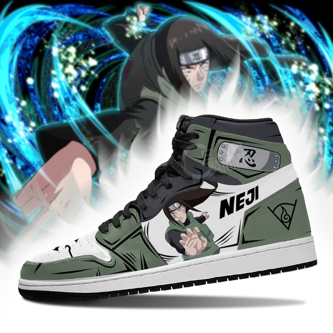 Naruto Neji Hyuga Shoes Uniform Costume Anime Sneakers