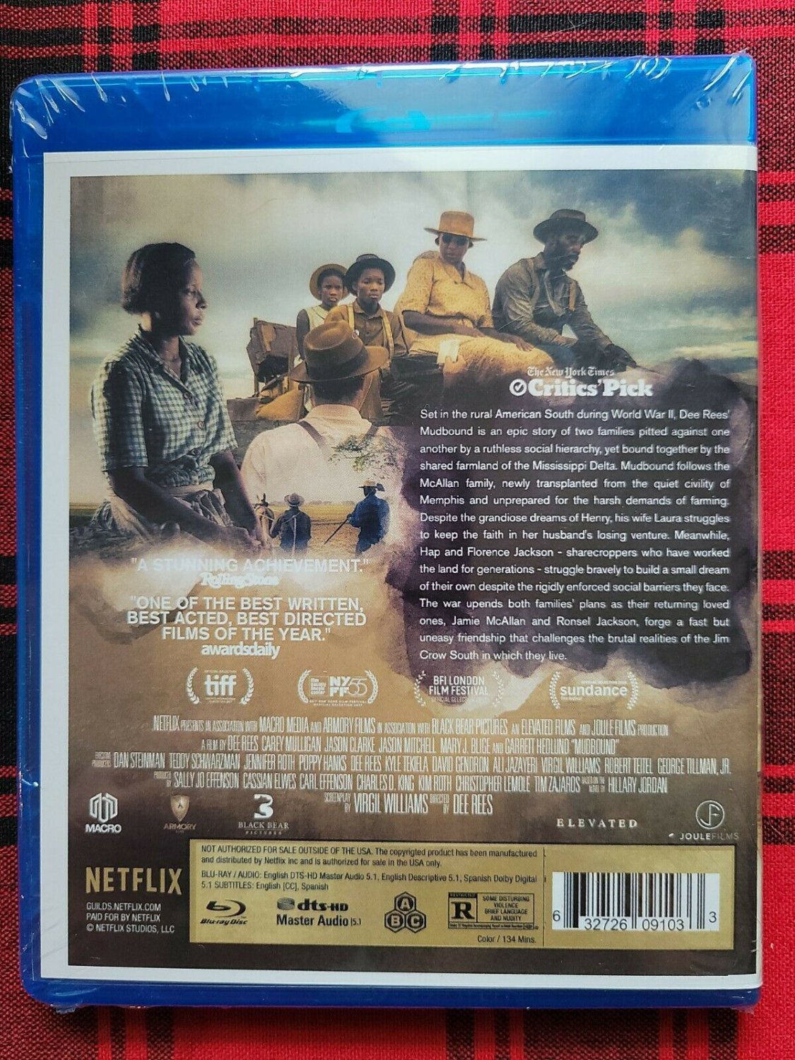 Mudbound (Blu-ray) 2017 Drama/Historical film