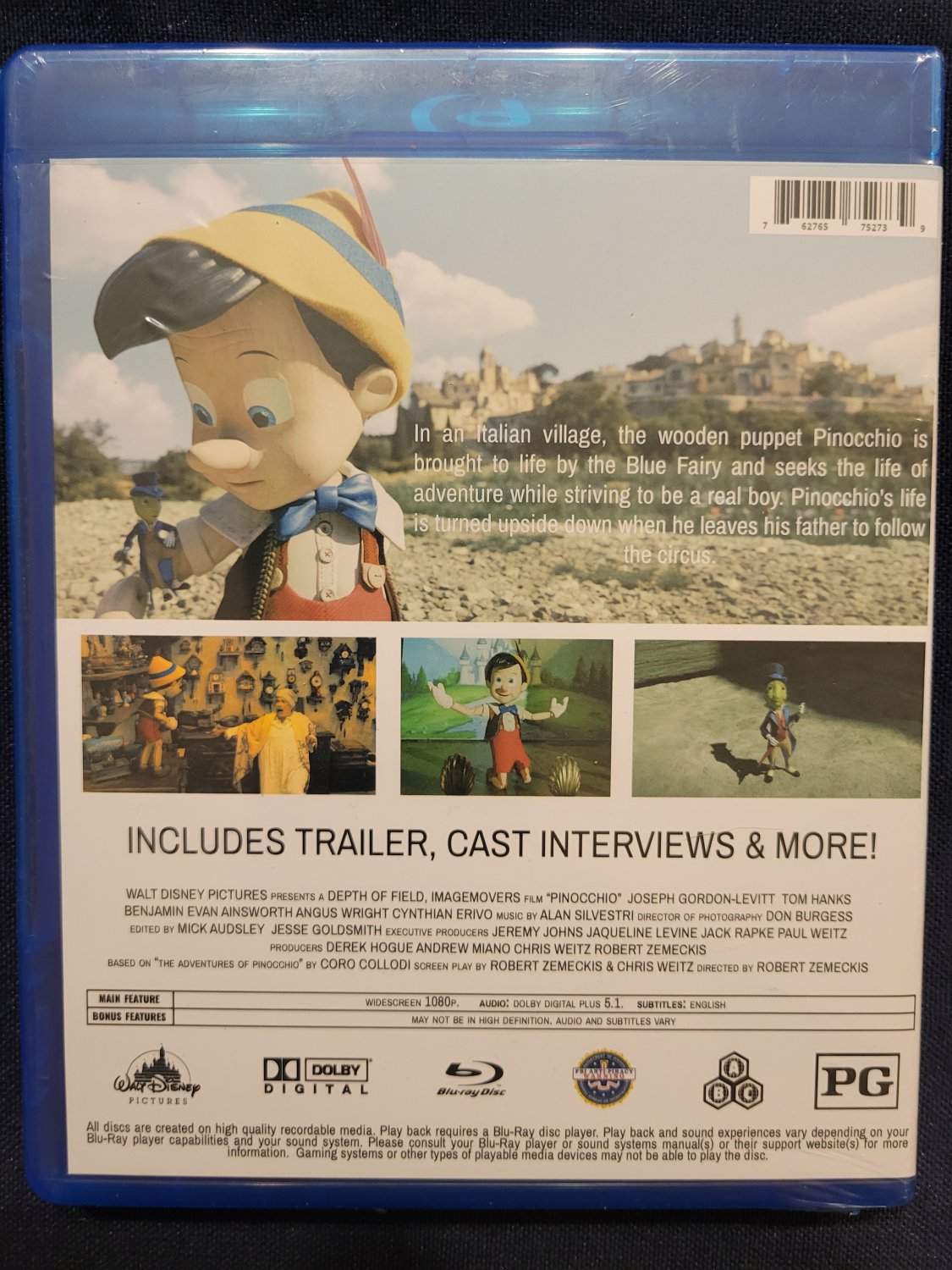 Pinocchio (Blu-ray) 2022 Family/Adventure