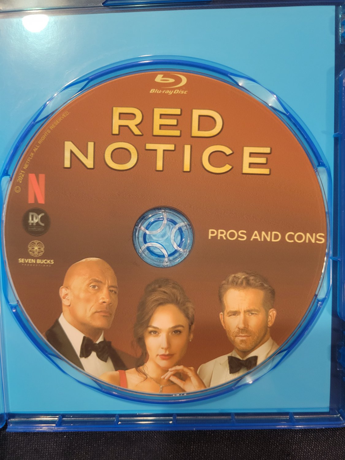 Red Notice (Blu-ray) 2021 Action/Comedy