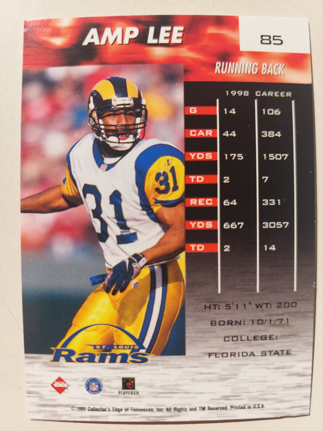 1999 Amp Lee Collector's Edge Fury