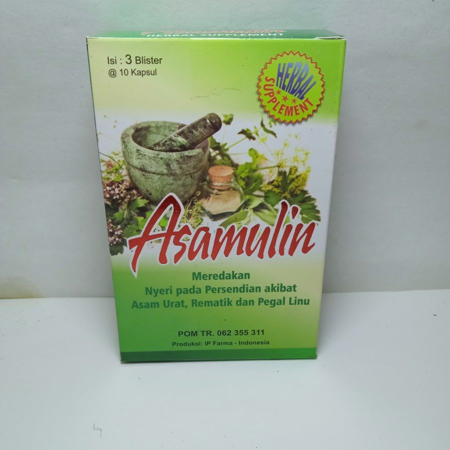 40 Boxes Asamulin 1200 Capsules Arthritis Cholesterol Gout Muscle Uric ...